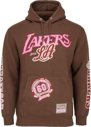 Mitchell & Ness Fleece Hoody - Sugar Los Angeles Lakers