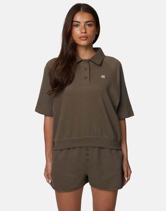 Good For Nothing Monogram Collection - Sweat &agrave; manches courtes - Marron-Brown