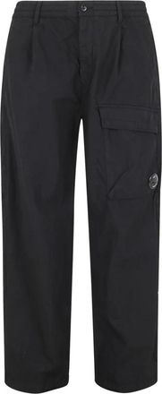 C.P. Company C.p. Company, Homme, Pantalons, Noir, Taille: XL Micro-Reps Boxy Cargo Lens Pants