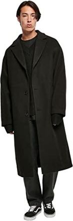 Urban Classics Manteau Long Homme Manteaux noir L 100% Polyester