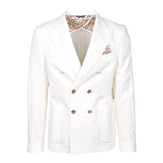 Daniele Alessandrini Homme, Vestes, Blanc, Taille: M Blazer