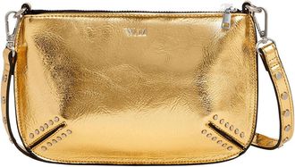 Pepe Jeans London Damen Valeria Glimmer Tasche, Gelb (Gold)