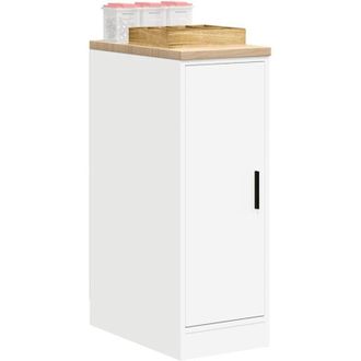 vidaXL Vidaxl - Armoire de rangement de garage blanc 30x51x85 cm bois de pin