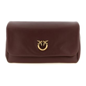 Pinko Pinko, Femme, Sacs, Rouge, Taille: ONE Size Click Soft Classic Crossbody Bag