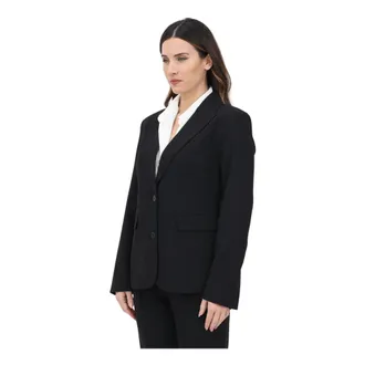 Only Only, Femme, Vestes, Noir, Taille: 40 FR Veste Structur&eacute;e Noire Slim Fit