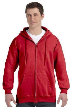 Hanes Sweat à Capuche pour Homme, Rouge Profond, XXL