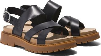 Timberland Clairemont Way - Sandalen in Braun mit schwarzem Leder