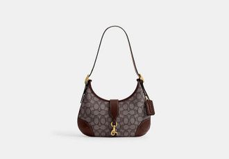 Coach Hamptons Hobo-Tasche Aus Signature-Jacquard