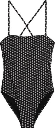 Marc O'Polo Marc OPolo Damen Badeanzug Palm Border GeoSchwimmanzug, Einteiler, Bademode