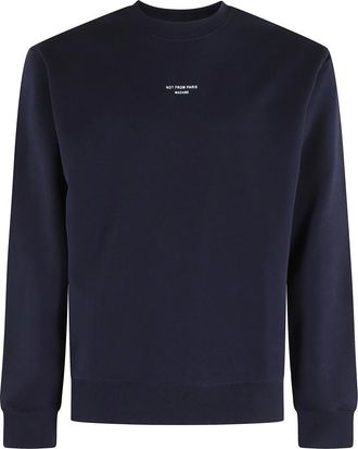 Dr&ocirc;le de Monsieur Homme, Sweatshirts et sweats &agrave; capuche, Bleu, Taille: M Slogan Classique SweaT-shirt