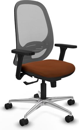 Piqueras y Crespo Cilanco Studentenstuhl mit 3D-Armlehnen, h&ouml;henverstellbare Lendenwirbelst&uuml;tze, ausgestattet mit 3 Positionen und Schneideschaum, mit Rollen von 65 mm,