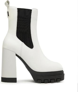 Tommy Jeans Stiefeletten Tjw High Heel Chelsea EN0EN02306 Wei&szlig;