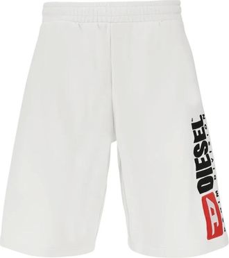 Diesel Homme, Sport, Blanc, Taille: M P-Crow-Div Training Shorts