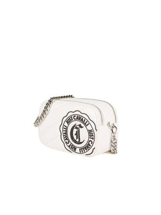 Just Cavalli Logo-Emblazoned Crossbody Bag - White