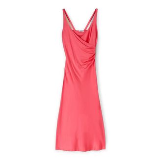 Motivi Femme, Robes, Rose, Taille: 42 FR Robe cache-coeur en satin stretch
