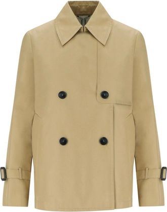 Max Mara Femme, Manteaux, Beige, Taille: 38 FR Biglia Shirt Trench Coat