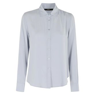 Seventy Femme, Blouses et Chemises, Bleu, Taille: 44 FR Soft Shirt