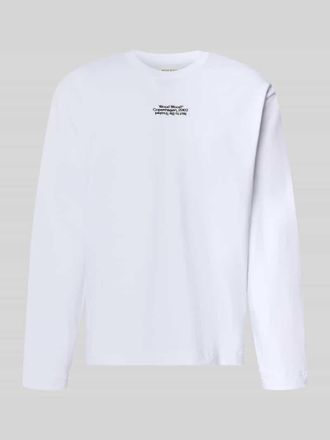 Wood Wood Regular Fit Longsleeve aus reiner Baumwolle Modell Ryan