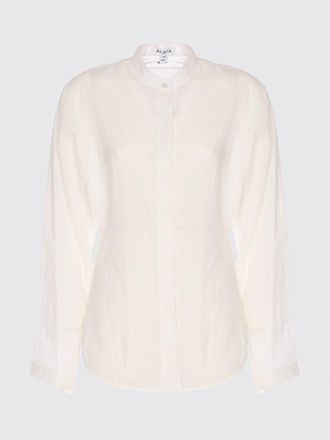Alaia Hemdbluse ALA&Iuml;A Damen Farbe Wei&szlig;