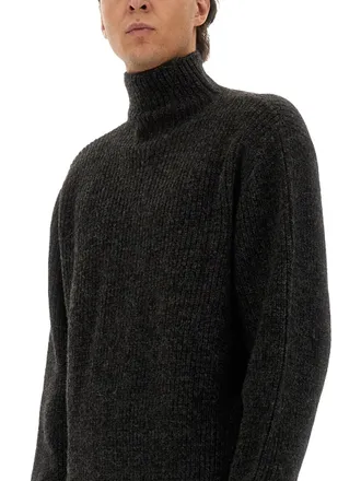 Christophe Lemaire Alpaca-Yak Blend Turtleneck Sweater - Black