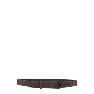 Orciani Ceinture en daim Nobuckle - Homme - Accessoires - Brun - Taille: ONE Size