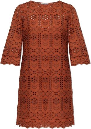 Paul Smith Femme, Robes, Brun, Taille: 36 FR Openwork Dress