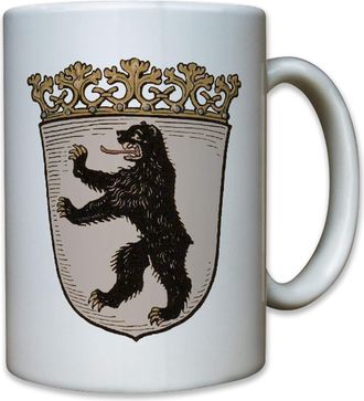 Copytec Groß Berlin Hauptstadt Bär Preußen Wappen Deutschland - Tasse Kaffee 9515