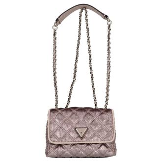 Guess Femme, Sacs, Rose, Taille: ONE Size Giully Mini Flap Bag