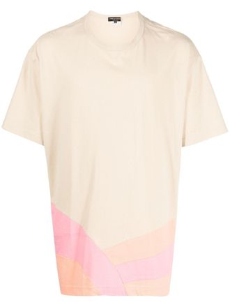 Comme Des Garçons t-shirt à imprimé graphique - Marron