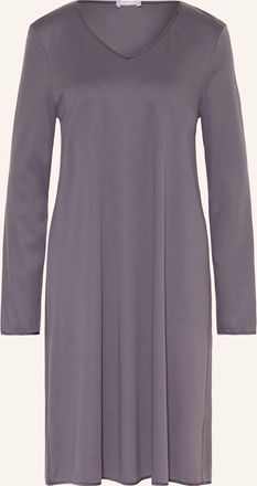 Hanro Nachthemd Cotton Silk grau
