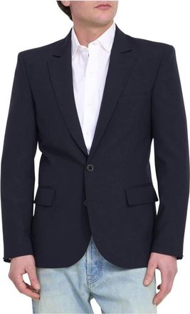 Valentino Garavani Homme, Vestes, Bleu, Taille: XL Blazer Crois&eacute;