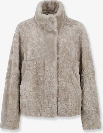Brunello Cucinelli Short sheepskin coat - BRUNELLO CUCINELLI - gender_Woman