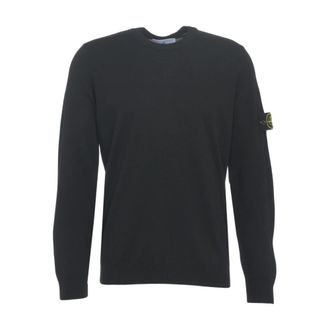 Stone Island Blauer Strickpullover Crew Neck Pullover Aw25 - - Knitwear - Herren - Schwarzk - L