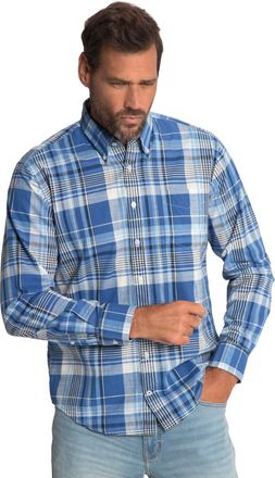 JP1880 Herren Hemd, Mf, Bd, 1 Hemd, Mittelblau, L EU