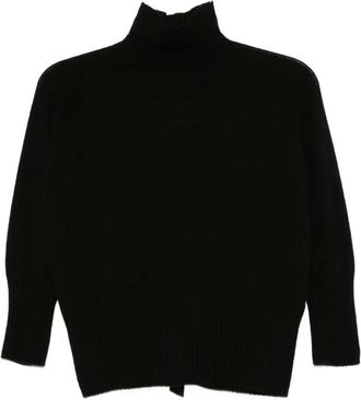 Simone Rocha haut à col montant - Noir