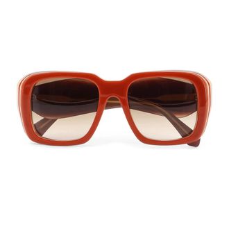 Loewe unisex, Accessoires, Rouge, Taille: ONE Size Lunettes de soleil carr&eacute;es Lw40198U