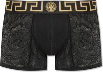 Versace Homme, Sous-v&ecirc;tements, Noir, Taille: XL Boxers en dentelle