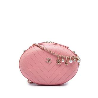 Chanel Sac bandouli&egrave;re vintage doccasion - Femme - Pre-owned - Rose - Taille: ONE Size