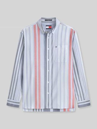 Tommy Jeans Relaxed Fit Freizeithemd aus reiner Baumwolle