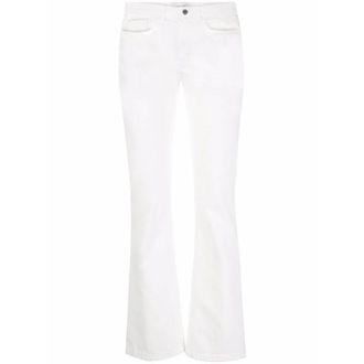 Alberta Ferretti Boot-cut Jeans - Femme - Jeans - Blanc - Taille: 42 FR