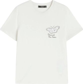 Max Mara Femme, Tops, Blanc, Taille: 44 FR Guglia T-shirt