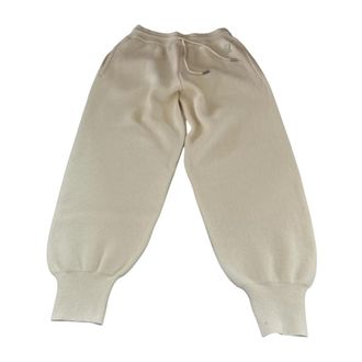 Ami Pantalon - Femme - Pantalons - Beige - Taille: 40 FR