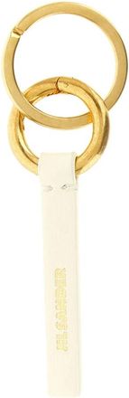 Jil Sander Schl&uuml;sselanh&auml;nger mit Label - - Accessories - Damen - Wei&szlig; - ONE SIZE