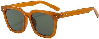 Generic Lunettes De Soleil Hommes Grand Cadre Ext&eacute;rieur Femmes D&eacute;placements Vacances D&eacute;coratives(Orange)