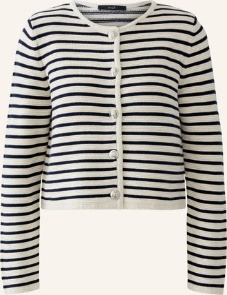 Oui Strickjacke Marea weiss