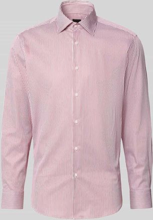 HUGO BOSS Regular Fit Businesshemd aus Baumwoll-Mix Modell H-Joe-kent
