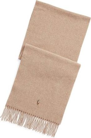 Polo Ralph Lauren &Eacute;charpe &agrave; franges en laine vierge
