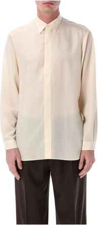 Lardini Chemise classique boutonn&eacute;e - Homme - Chemises - Beige - Taille: 2XL