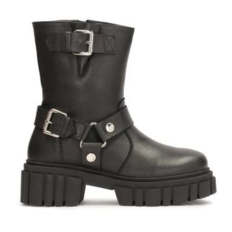 Kazar Stiefel mit Rei&szlig;verschluss und fester Sohle.Dieses Produkt f&auml;llt gro&szlig; aus. - - Shoes - Damen - Schwarzk - 37 EU