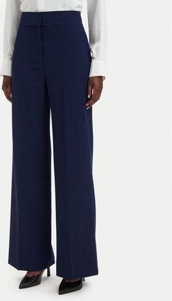 HUGO BOSS Stoffhose Himia-1 50566604 Dunkelblau Wide Leg